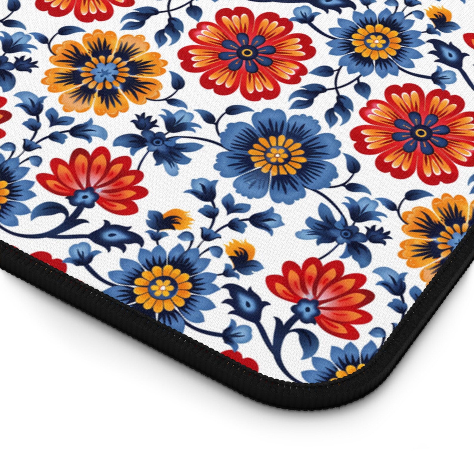 XXL Slavic Cottagecore Desk Mat, Slavic Folk Pattern Mouse Pad, Vintage ...