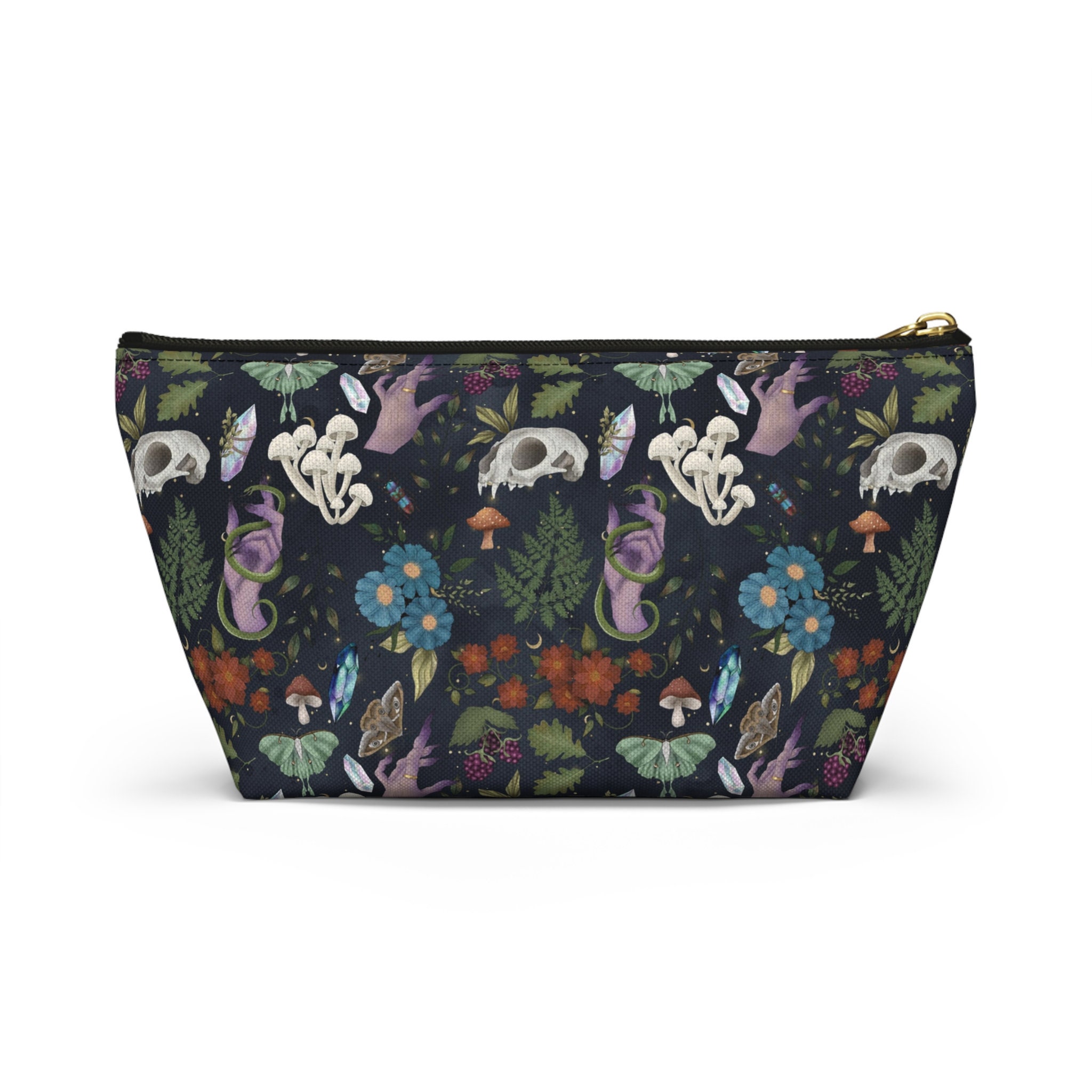 Green Witch Cottagecore Woodland Goblincore Bag Zipper Pouch - Etsy