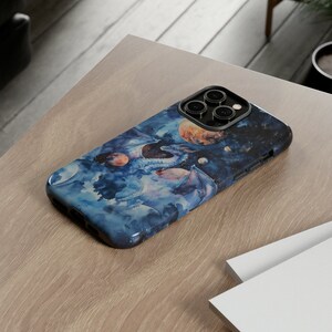 Watercolor Blue Dragon Phone Case Cute Bookish Dragon Phone Cover ...