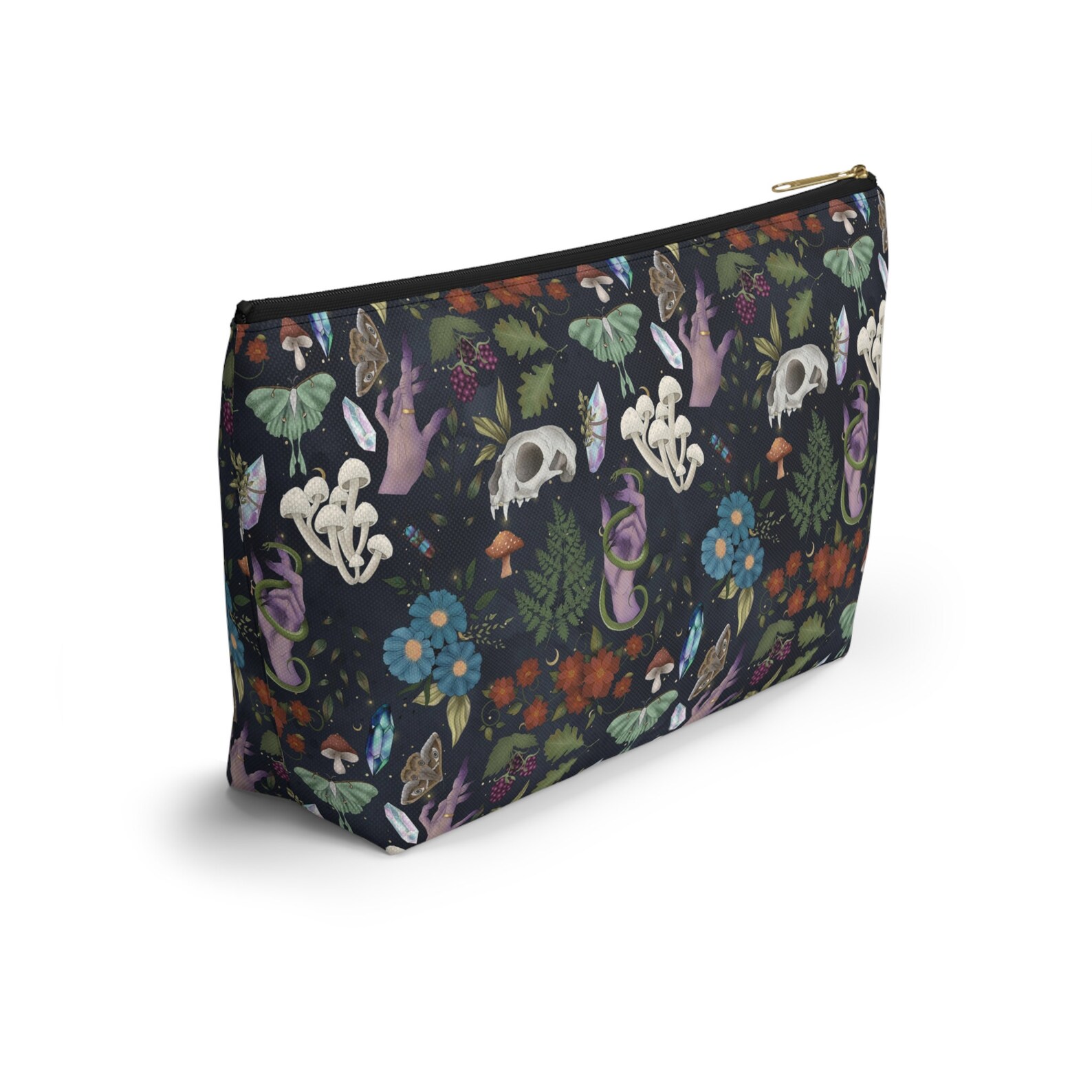 Green Witch Cottagecore Woodland Goblincore Bag Zipper Pouch - Etsy