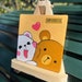 Cute Teddy Minni Canvas House Warming Gift Canvas Wall Art Room Decor ...