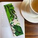 Minimal Green Aesthetic Bookmark Boho Style Bookmark Gift for Book ...
