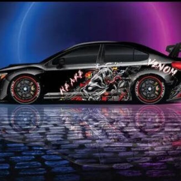 Venom Car Wrap - Etsy