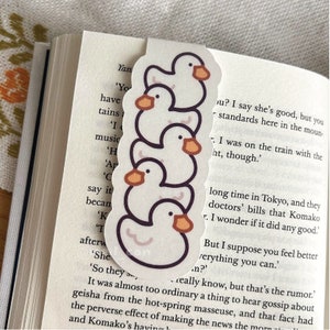 Tower of Duck - Duck Magnetic Bookmark - Cute Stationary - Book ...