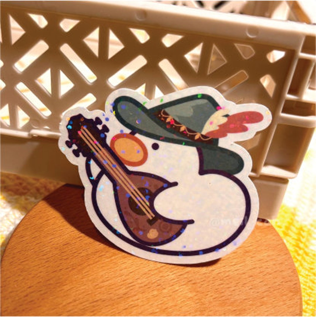 Bard Duckie - Duck Holographic Die Cut Sticker - Duck Stickers, Cute ...