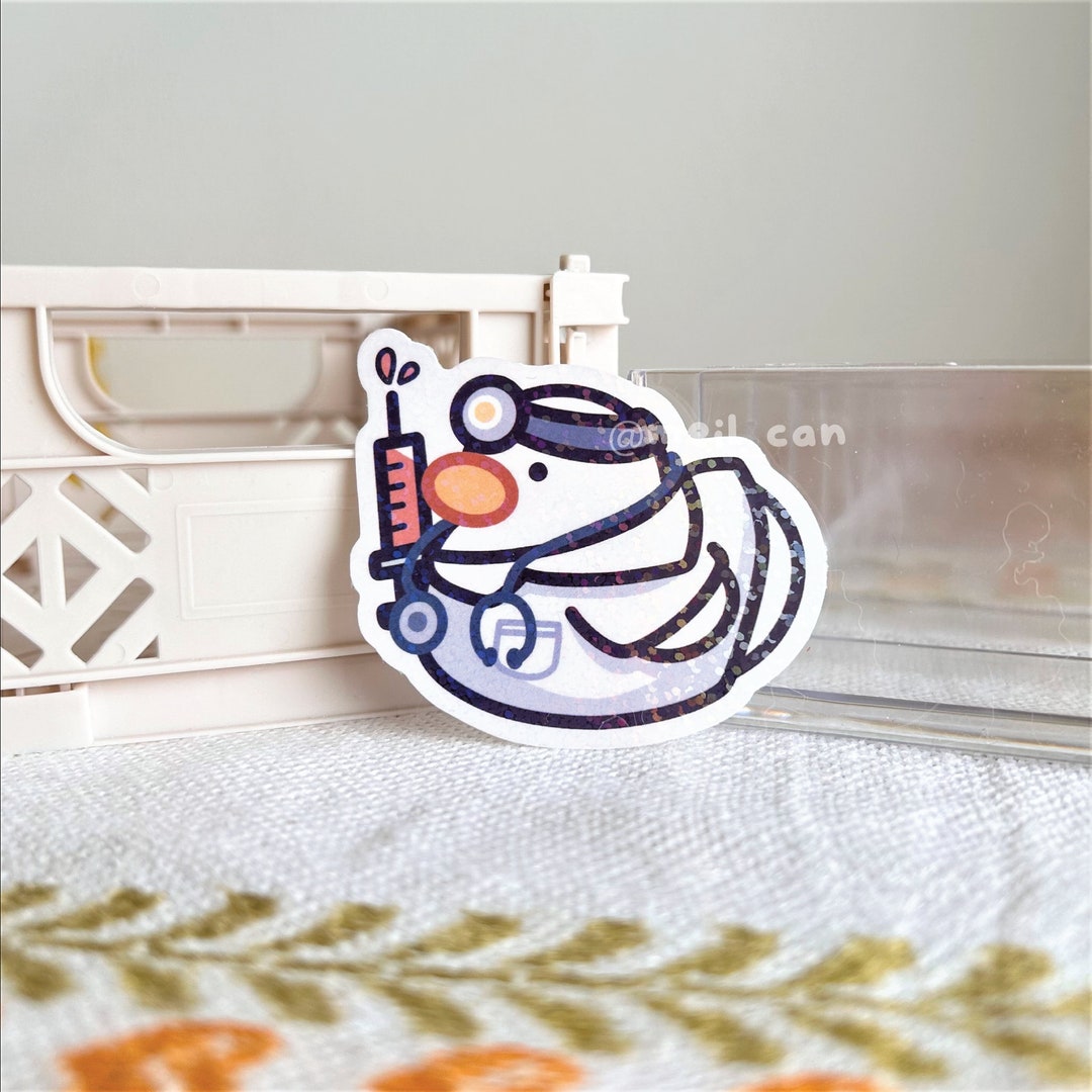 Ducktor - Duck Holographic Die Cut Sticker - Duck Stickers, Cute ...