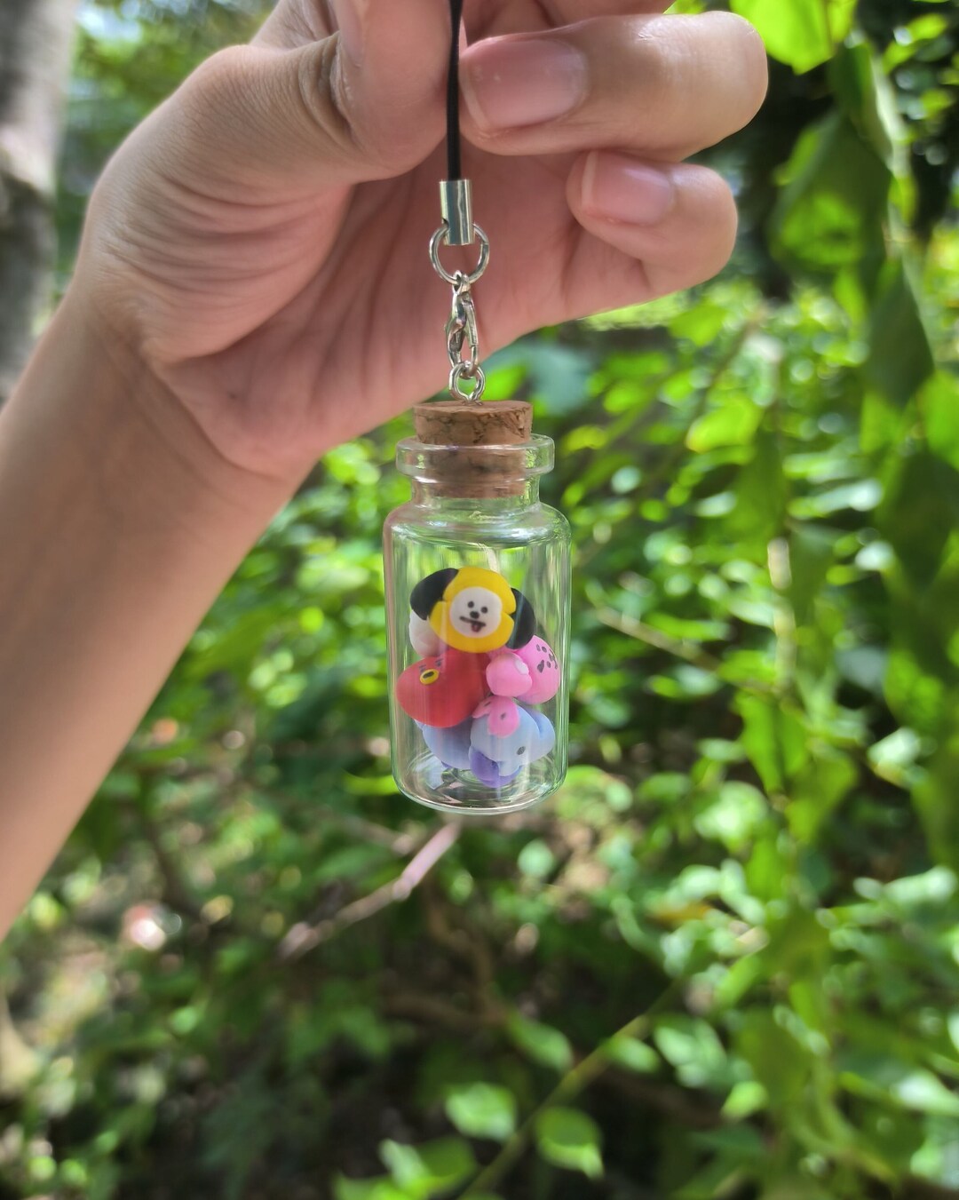 BT21 Mascot Miniature Bottle Keychain BTS Fan Made Merch - Etsy