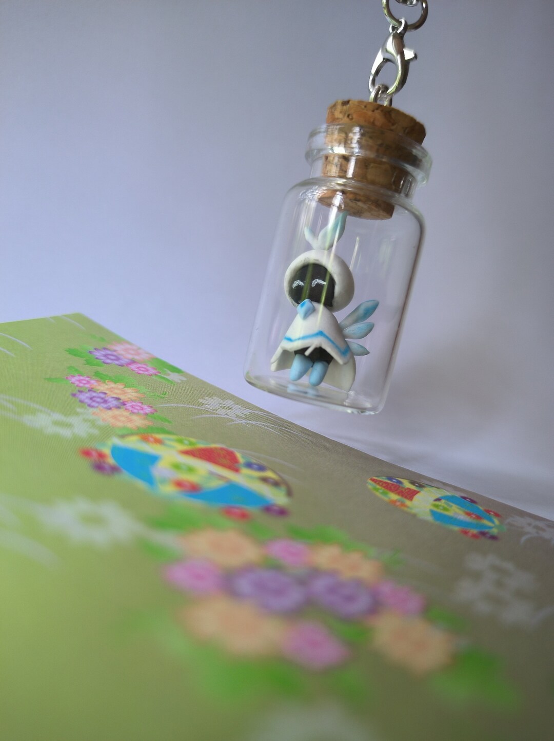 Venti Wind Spirit Miniature Bottle Keychain Genshin Impact Fan Made ...