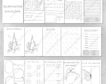 Printable Yellowstone National Park Activities for Kids - Etsy