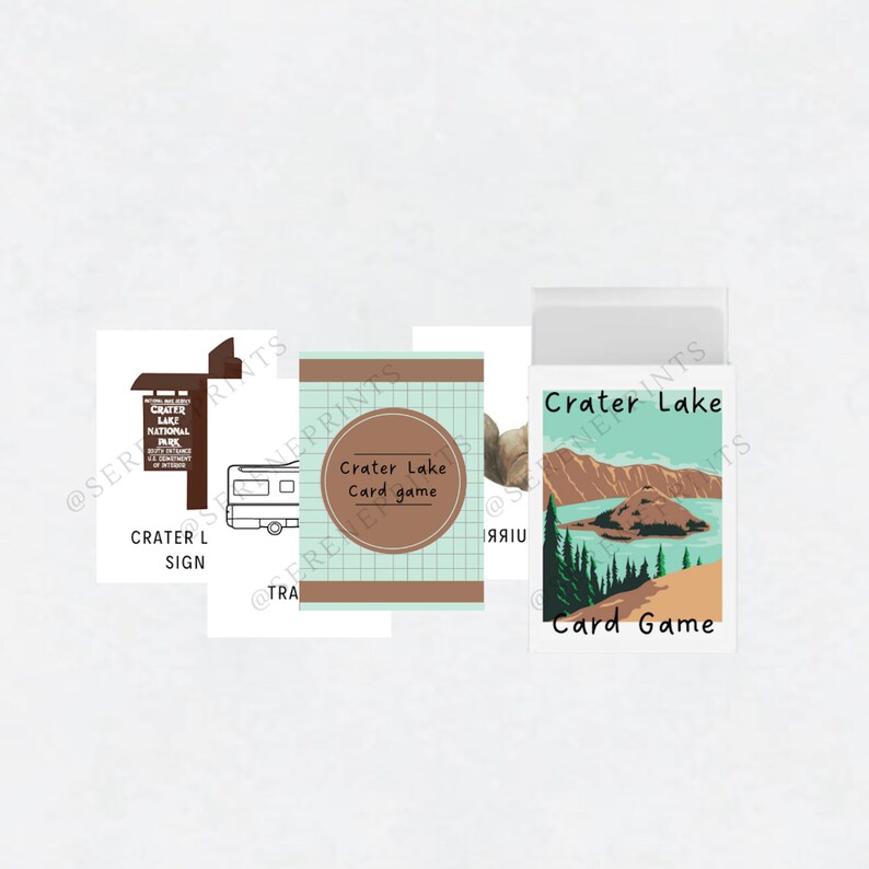 Crater Lake National Park Activity Pack for Kids - Etsy