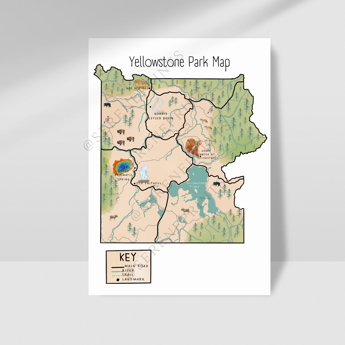 Printable Yellowstone National Park Activities for Kids - Etsy