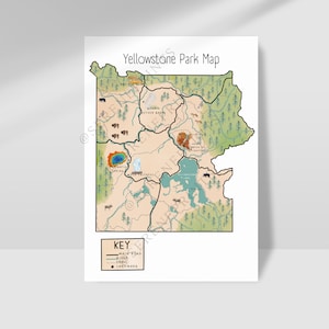 Printable Yellowstone National Park Activities for Kids - Etsy