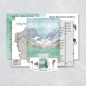 Printable Rocky Mountain National Park Activities for Kids - Etsy