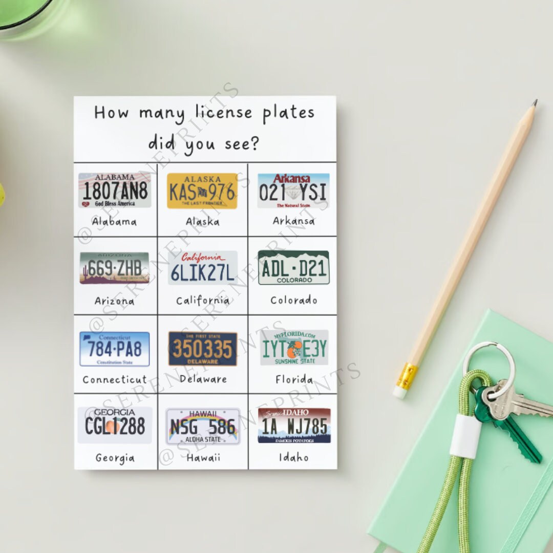 Road Trip Booklet and Activities for Kids | Digital Download - Etsy