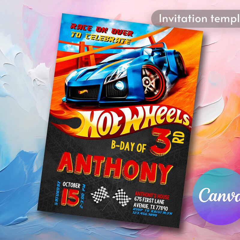 Plantilla hot wheels - Etsy México