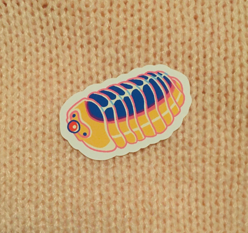 Clown Isopod Sticker - Etsy