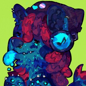 Custom Profile Picture/ Full-body Illustration Commission. Chibi ...