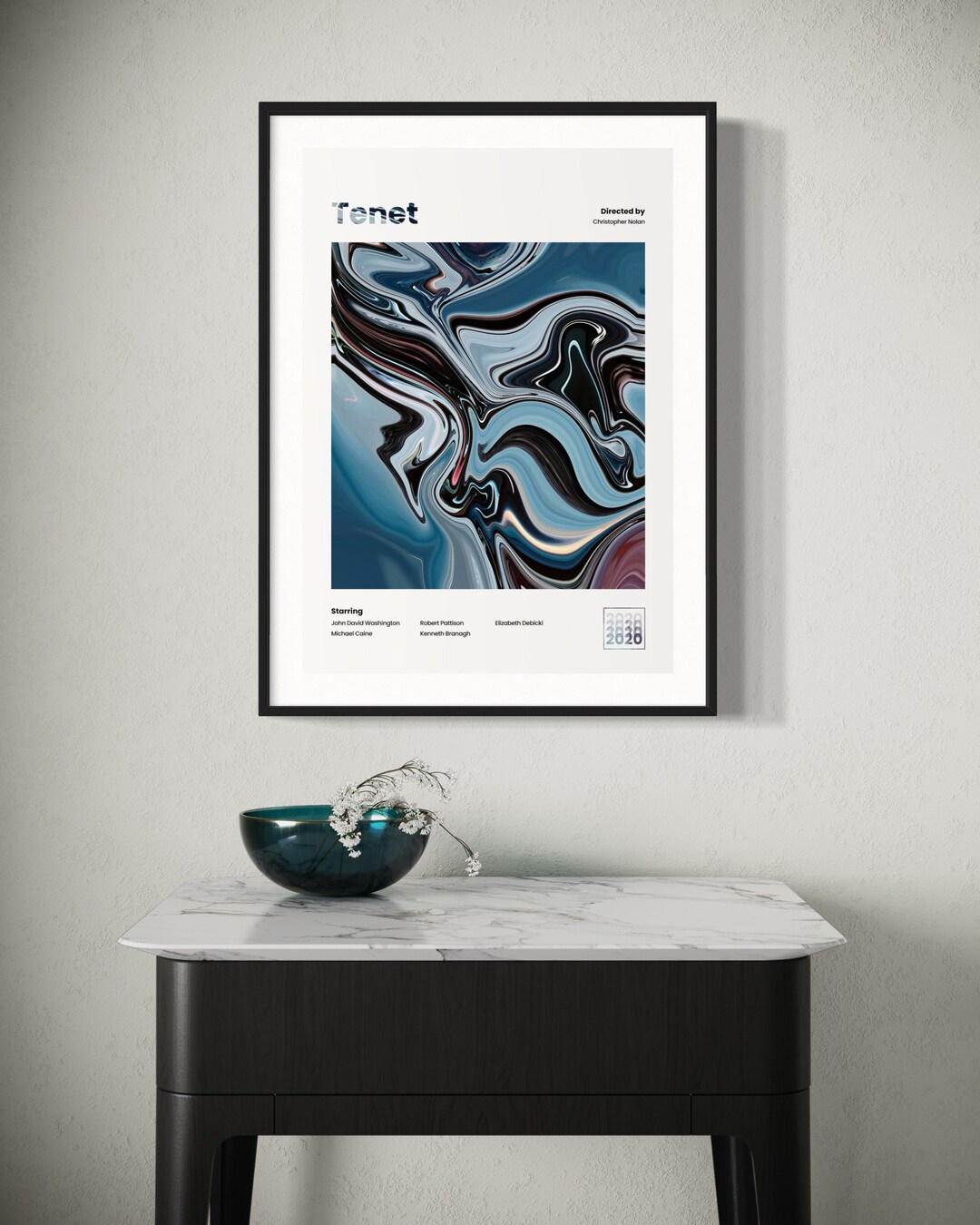 Tenet 2020 Inspired Movie Poster | Christopher Nolan | Custom Movie ...