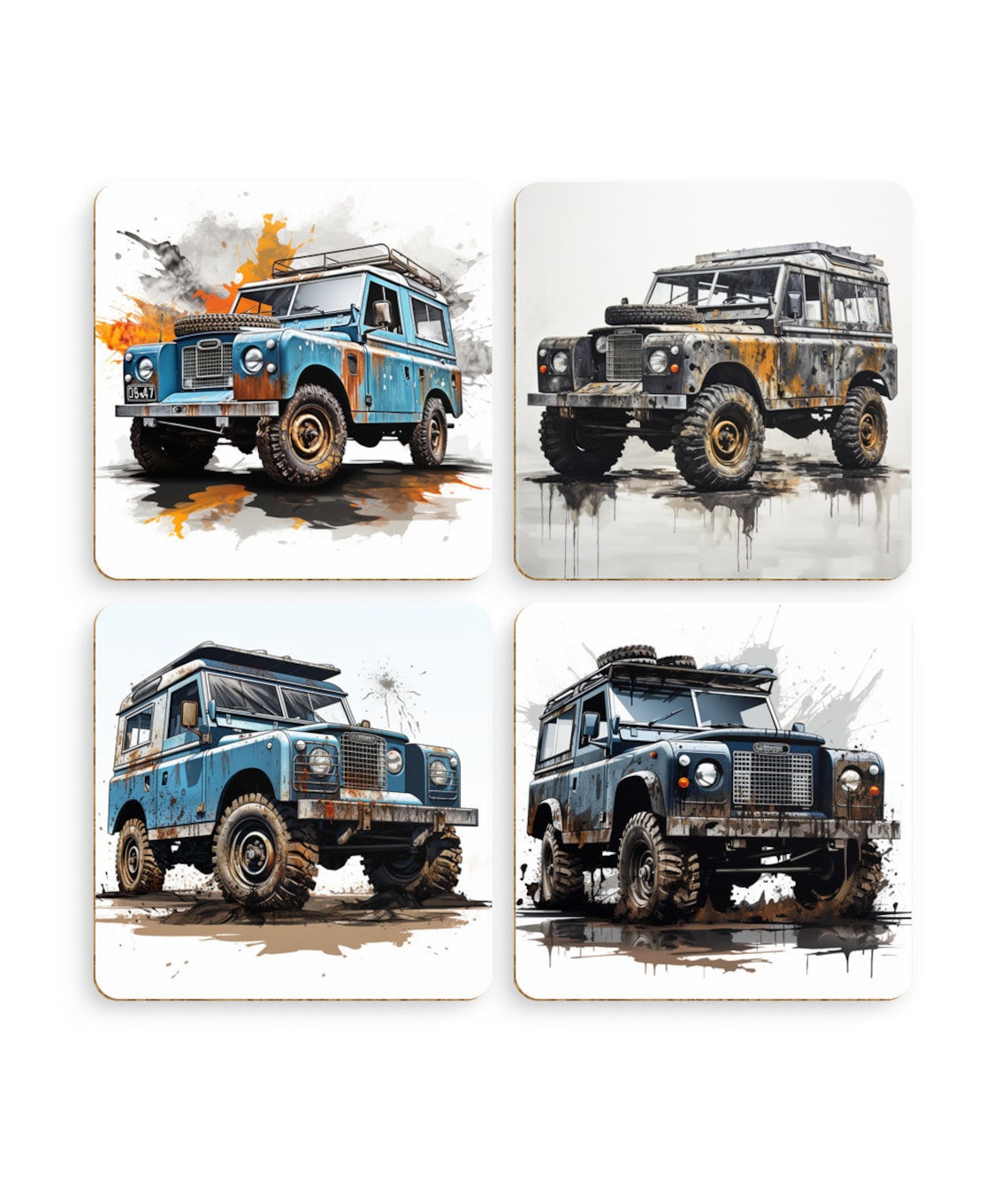 Land Rover Coasters - Land Rover Series 1 Coaster - Land Rover Series 2 ...