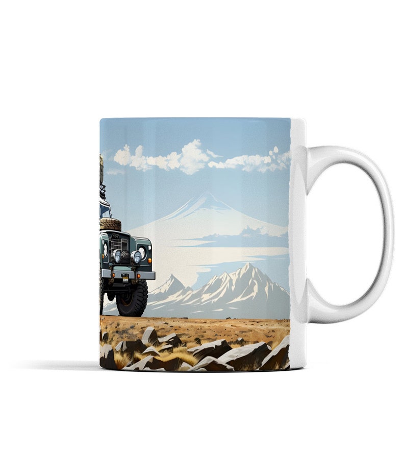 Vintage Land Rover Series 2 Mug - Classic 4x4 Vehicle Coffee Cup ...