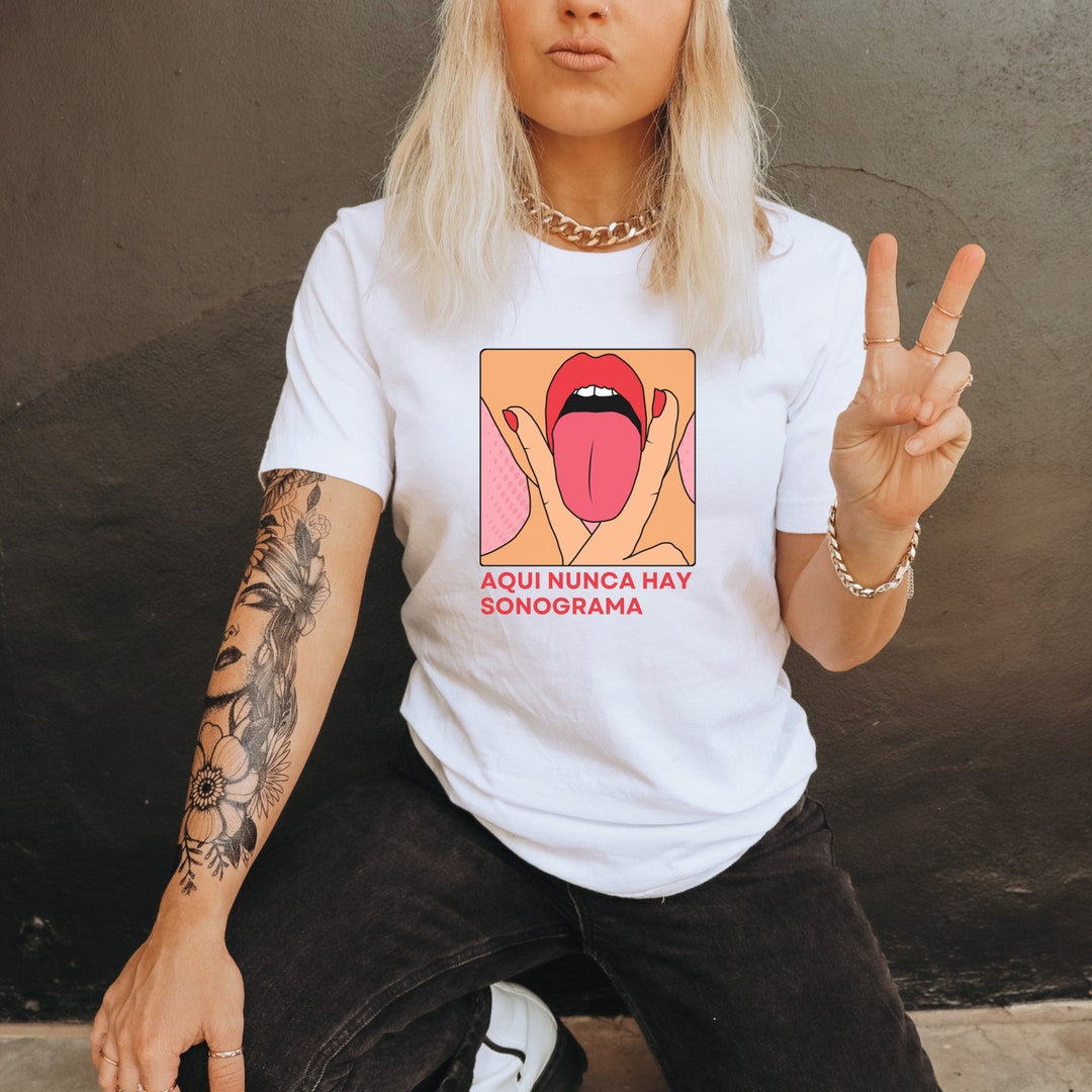 No Hay Sonograma LGBT Shirt, WLW, Lesbian Pride, Bi Pride, Bisexual ...