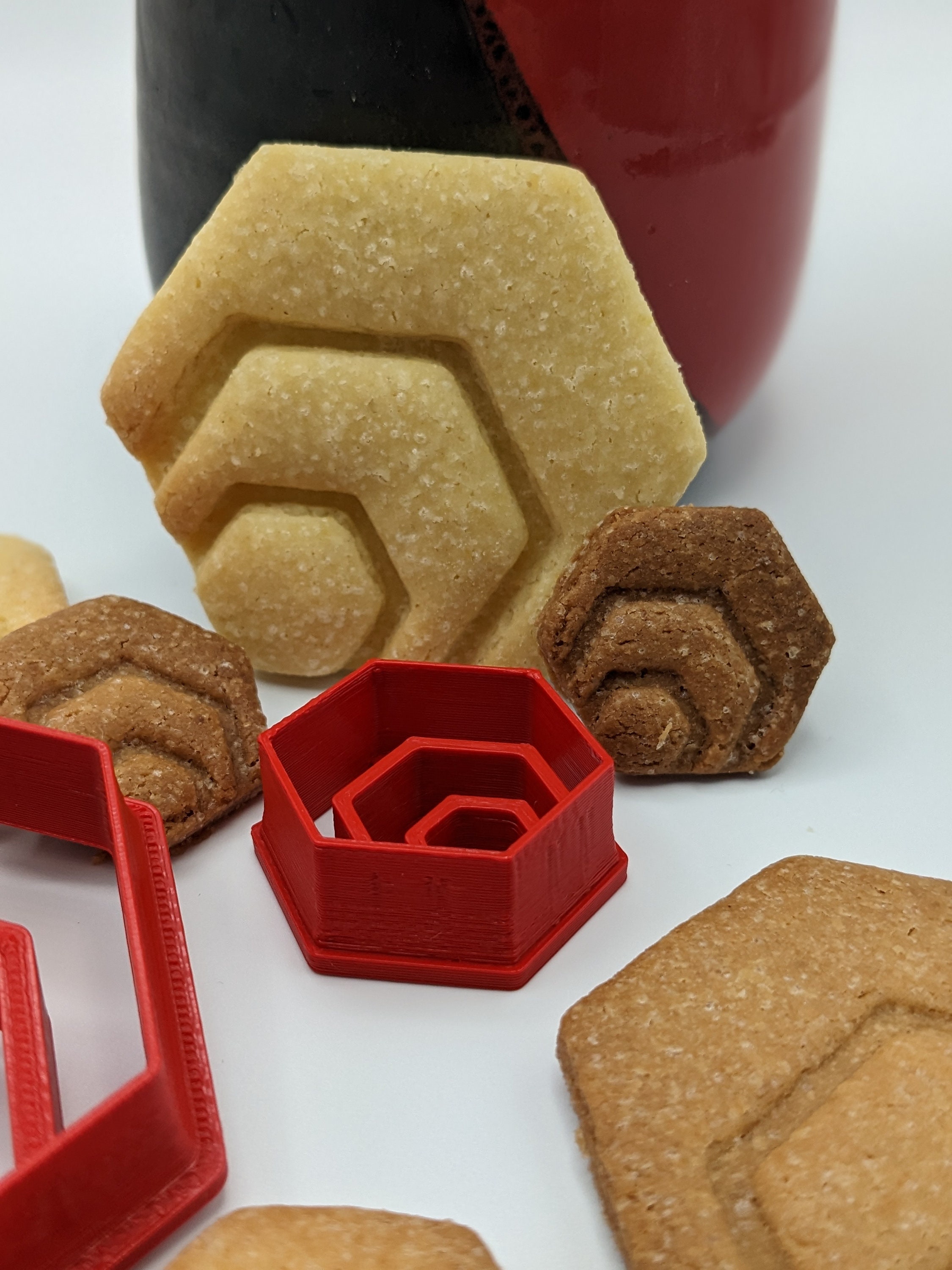 Cookie Cutter HEX.COM Logo / Food Safe 3D Print / Various Sizes ...