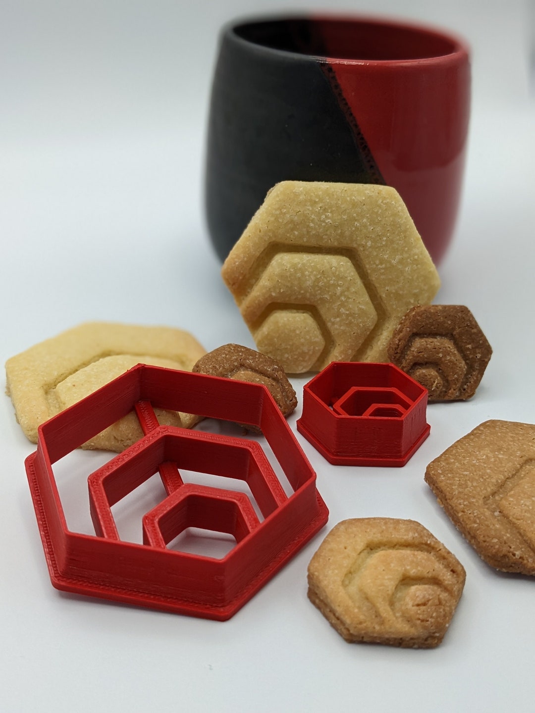 Cookie Cutter HEX.COM Logo / Food Safe 3D Print / Various Sizes ...