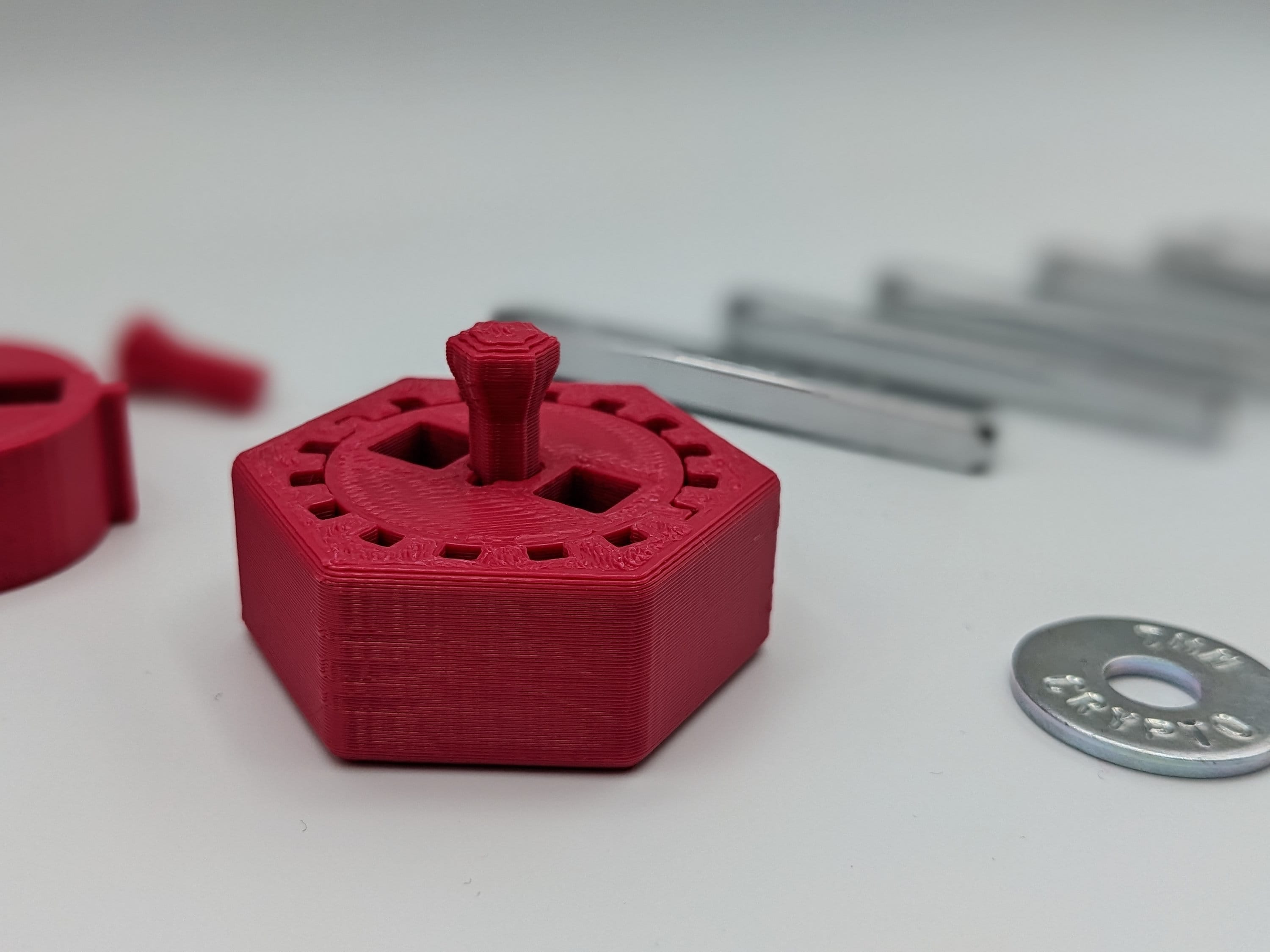 HEXAGONAL Crypto Seed Backup Jig for Steel Washers / M7 M8 M10 ...