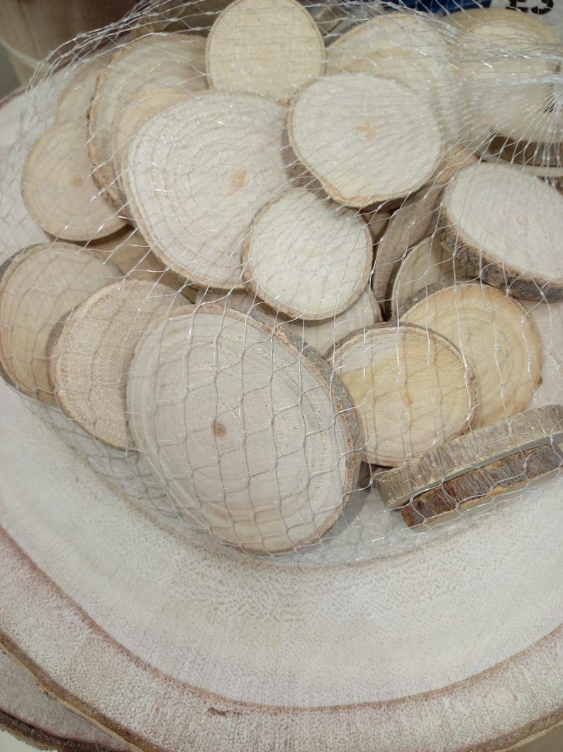 Wooden Blank Discs, Blanks, Wood, Raw Wood, Coasters, Wood Burning ...