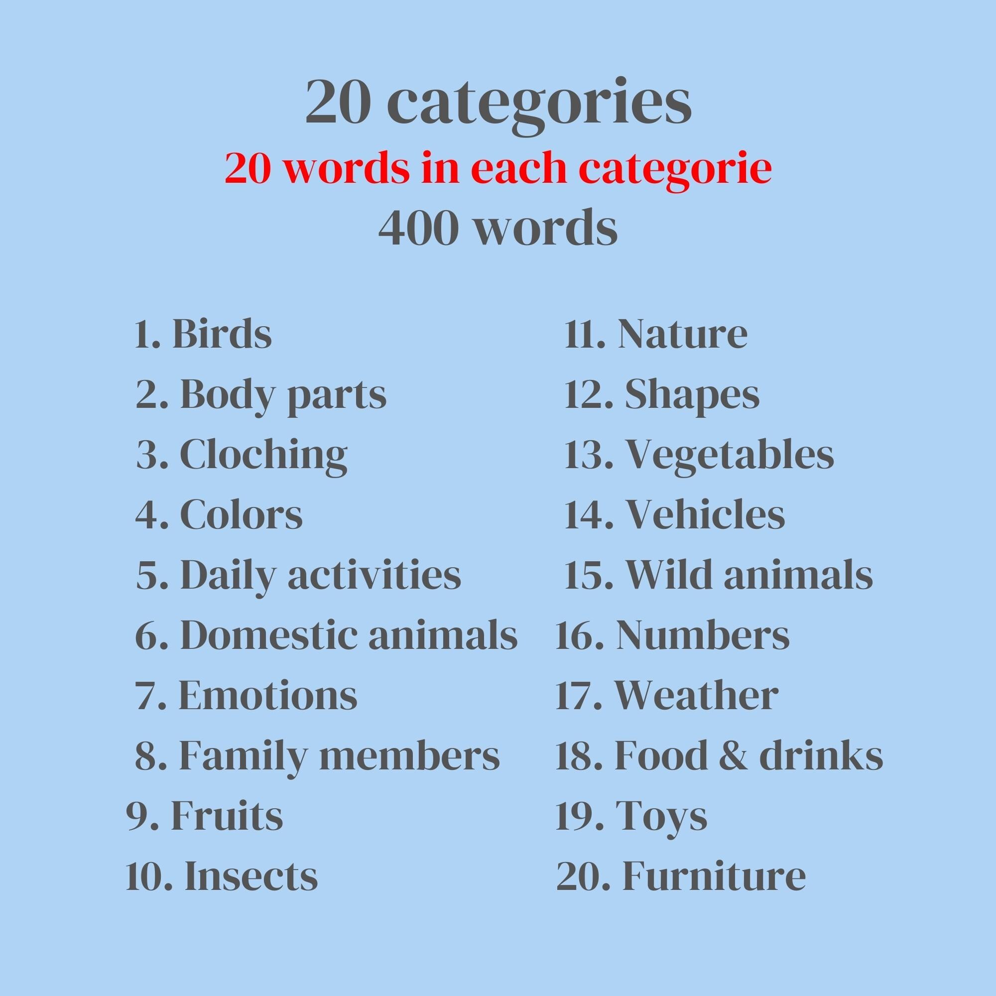 Red Words Flashcards: Glenn Doman Method, Toddler Learning (PDF ...
