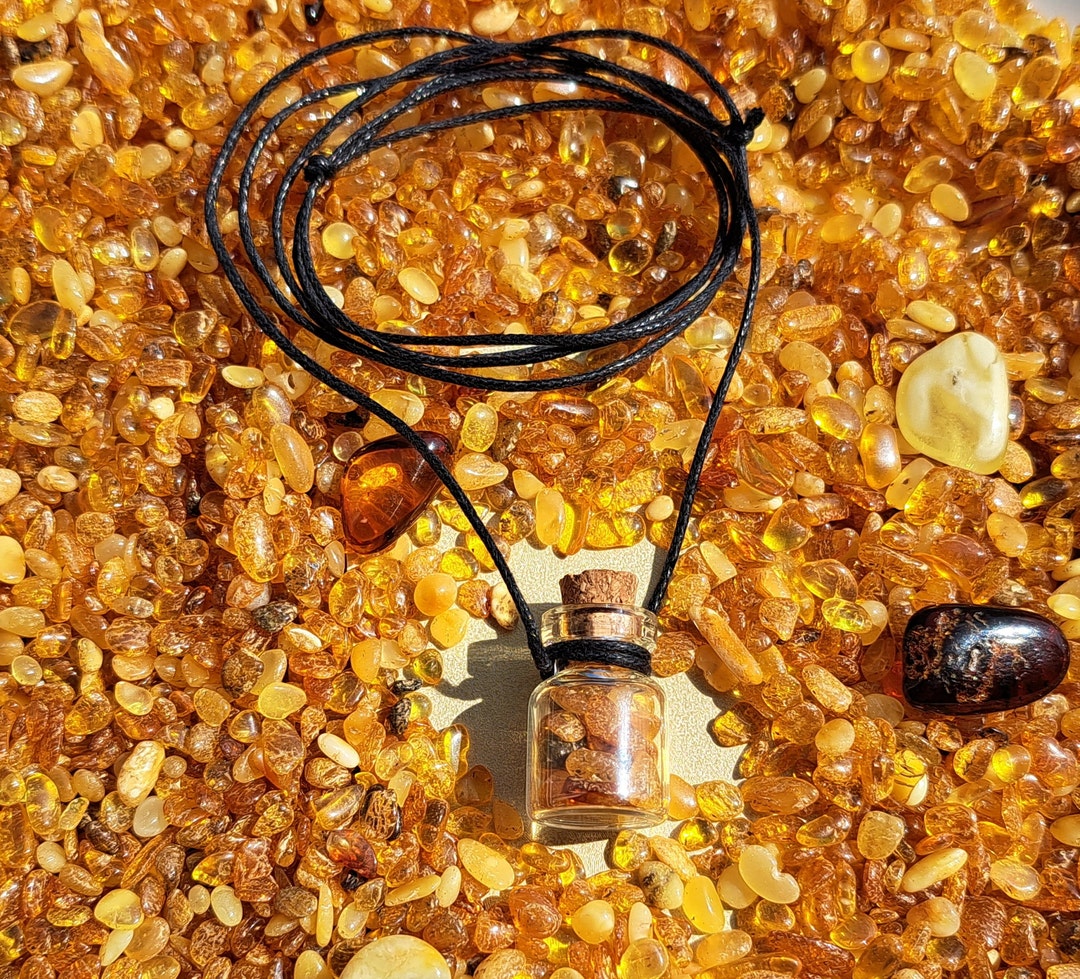 Natural Polished Healing Baltic Amber Pendant Amulet.natural Amber Gems ...