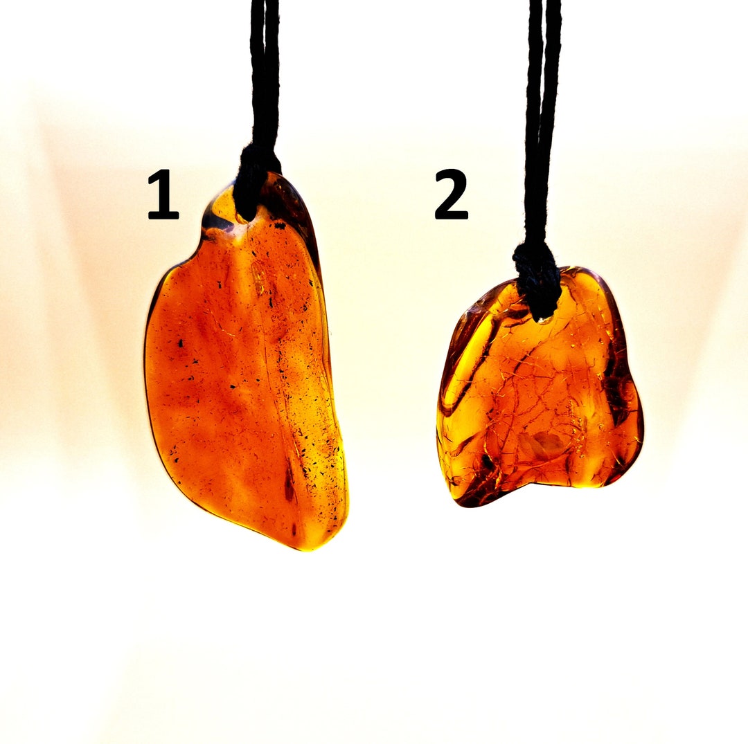 Worry Stone Amber Fossil for Stress Relief – Large Baltic Amber ...