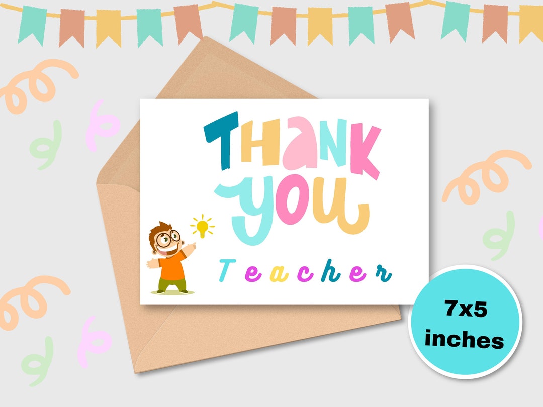 Teacher Appreciation Week Printable Card| Funny School Teacher Gift ...