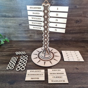 Dnd Initiative Tracker. RPG Turn Tracker. 3mm, 1/8in, 3.8mm, 4mm, 5mm ...