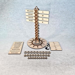 Dnd Bundle. Time & Initiative Tracker. RPG Tracker. 3mm, 1/8 Inch, 3 ...