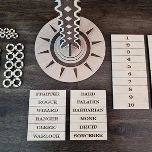 Dnd Initiative Tracker. RPG Turn Tracker. 3mm, 1/8in, 3.8mm, 4mm, 5mm ...