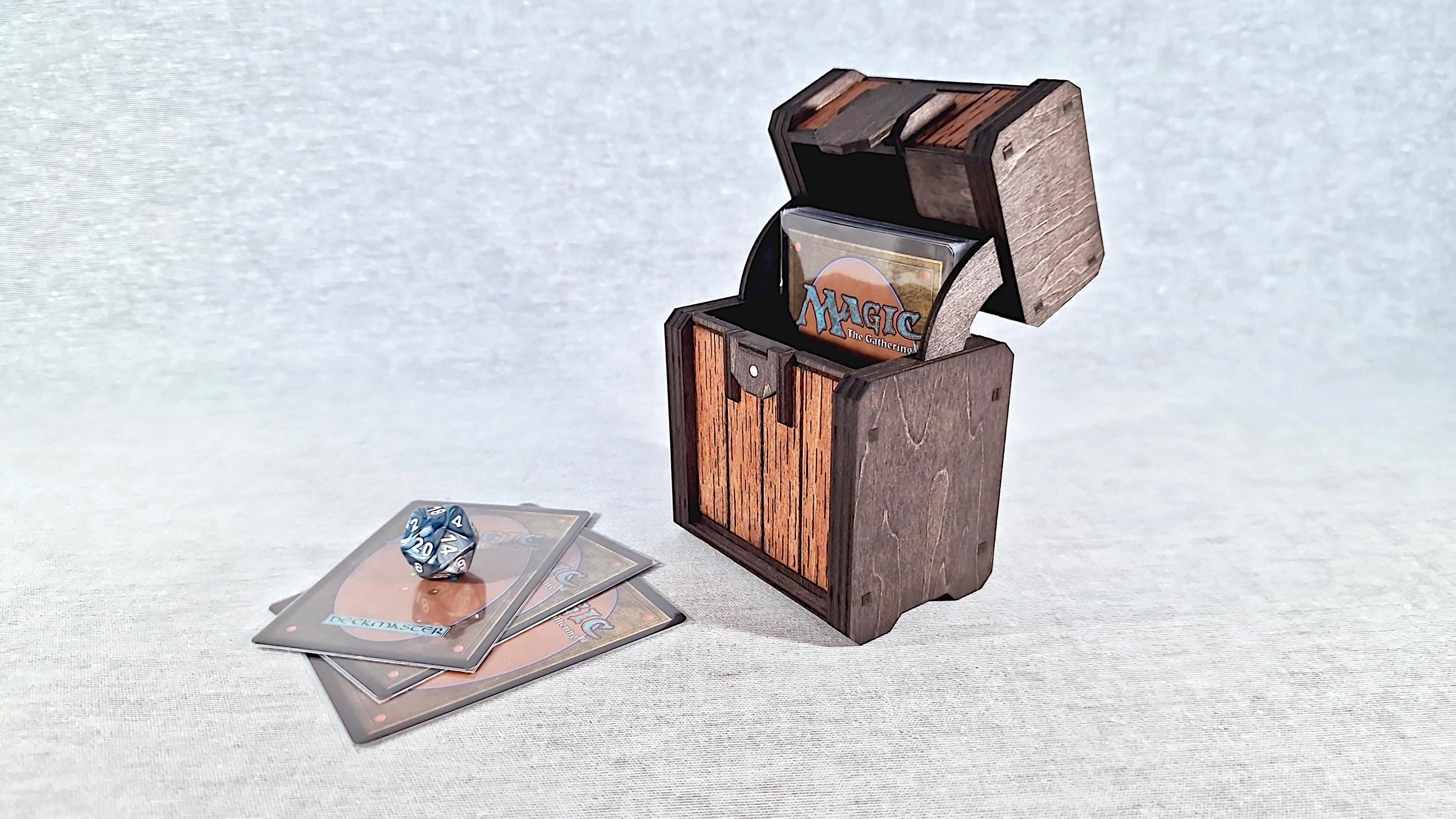 Card Storage Box With Sliding Hinge Mechanism. 3mm, 1/8in, 4mm, 5mm ...