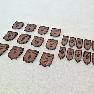 Dnd Initiative Tracker Set. Dnd Turn Tracker. 3mm, 1/8in, 4mm, 4.5mm ...
