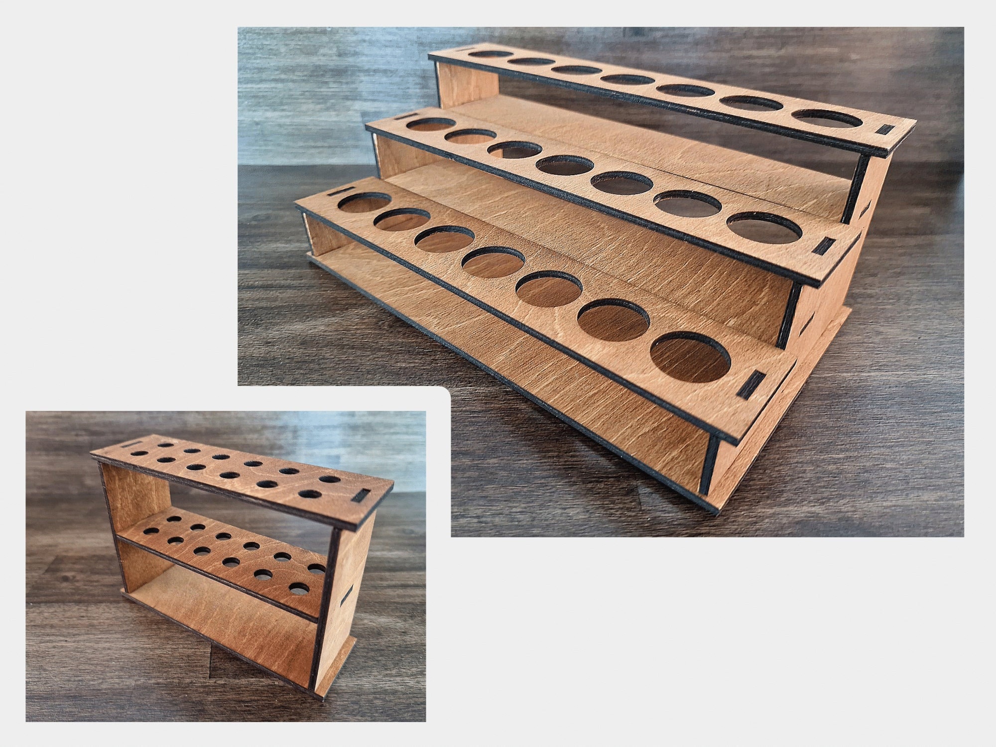 Bundle. Paint & Brush Rack. Organizer Holder Stand. 3mm - Etsy