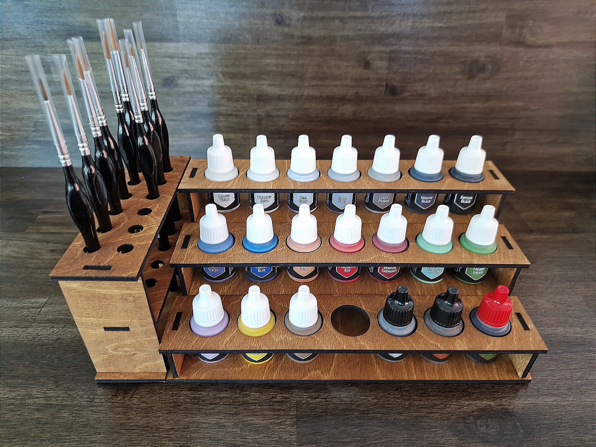 Bundle. Paint & Brush Rack. Organizer Holder Stand. 3mm - Etsy