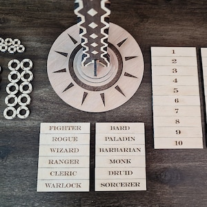 Dnd Bundle. Time & Initiative Tracker. RPG Tracker. 3mm, 1/8 Inch, 3 ...