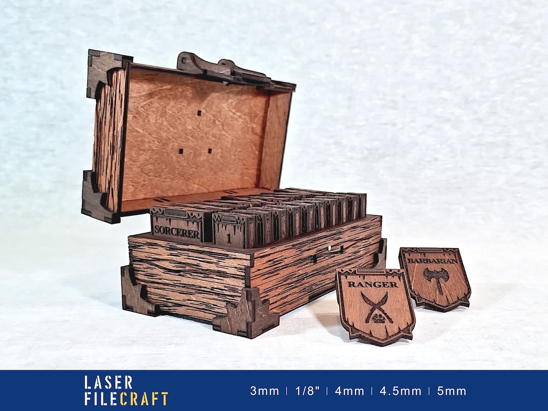 Initiative Tracker Box Set. Dnd Turn Tracker. RPG. 3mm, 1/8in, 4mm, 4 ...