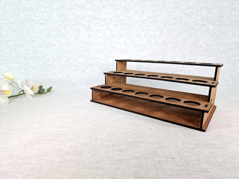 Laser Cut Paint & Brush Rack SVG File, Miniature Paint Storage (digital ...