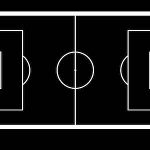 Soccer/football Field CUTOUT File for Laser Cutting/cnc (svg, Ai, Lbrn2 ...