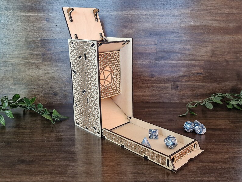 Dice Tower Foldable. 3mm 1/8in 3.8mm 4mm 5mm. Laser Cut - Etsy