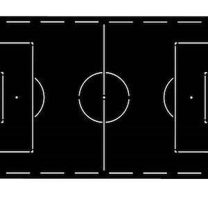 Soccer/football Field STENCIL File for Laser Cutting/cnc (svg, Ai ...