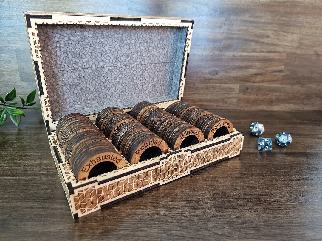 Dnd Condition Ring Set Box Status Effect Markers 3mm - Etsy