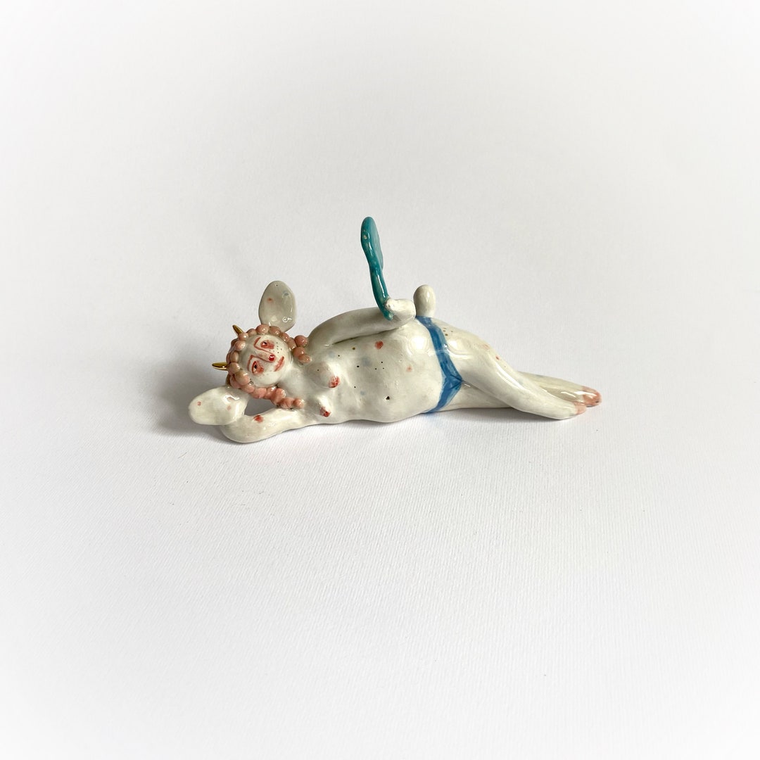 Decorative Female Figurine, Devil Girl, Gift for Feminist, Lesbian ...