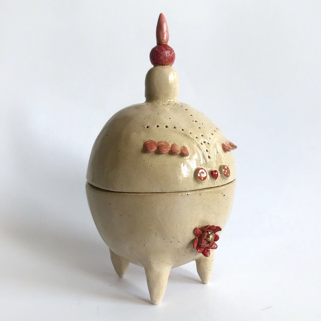 Night Table Decor, Ceramic Trinket Box, Ceramic Vagina Decor, Vulva ...