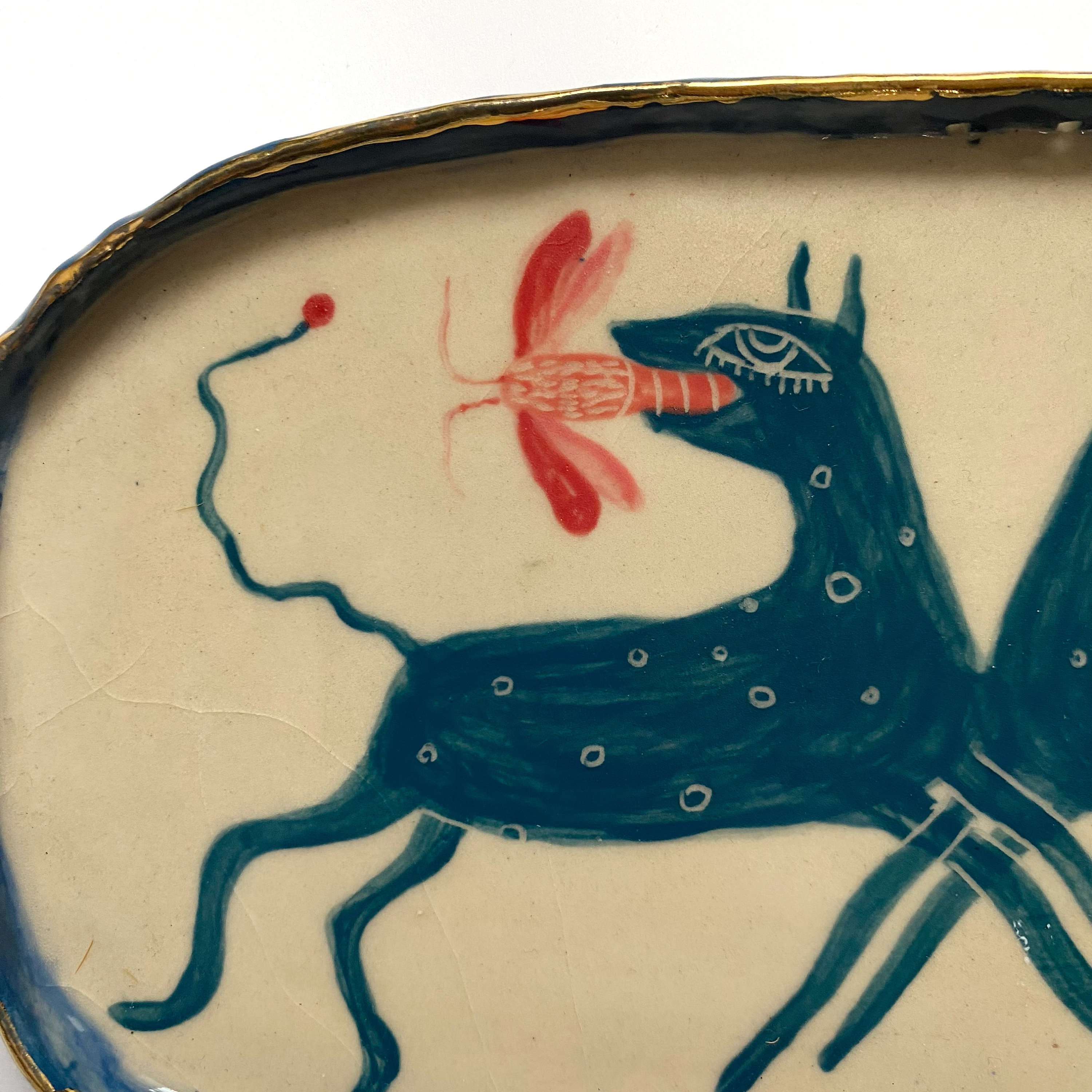 Wall Decor Plate, Wolf Lover Gift, Wall Decoration, Smudging Plate ...